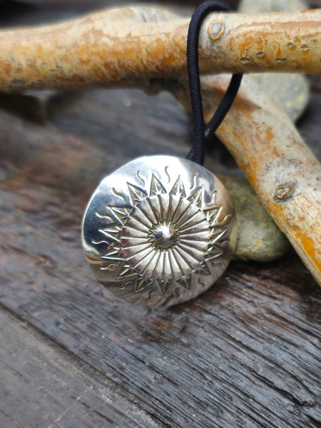 Sterling Silver Hair Tie by Arnold Blackgoat – Santa Fe Silver Art